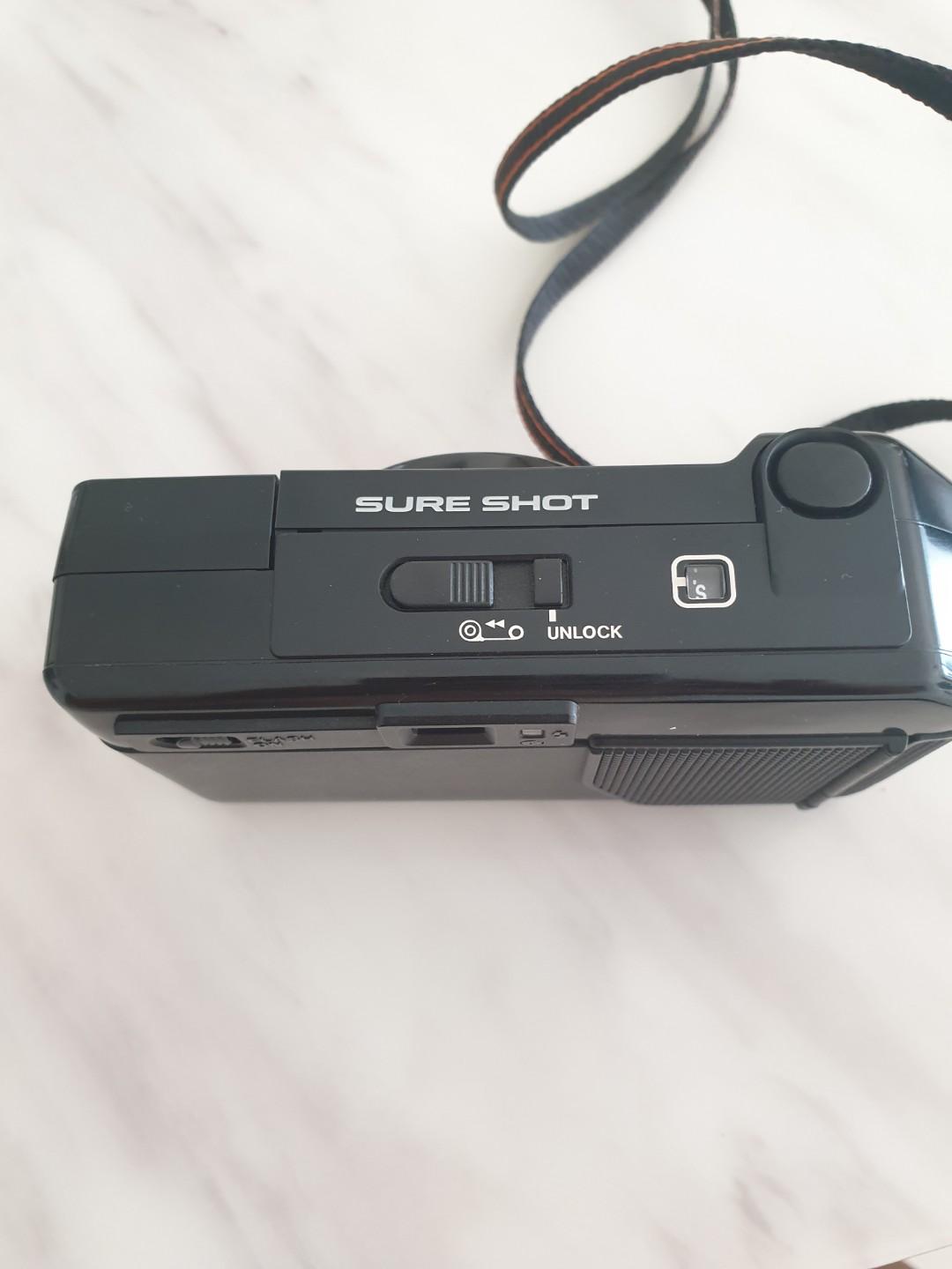 Vintage Canon Sure Shot camera, Photography, Cameras on Carousell