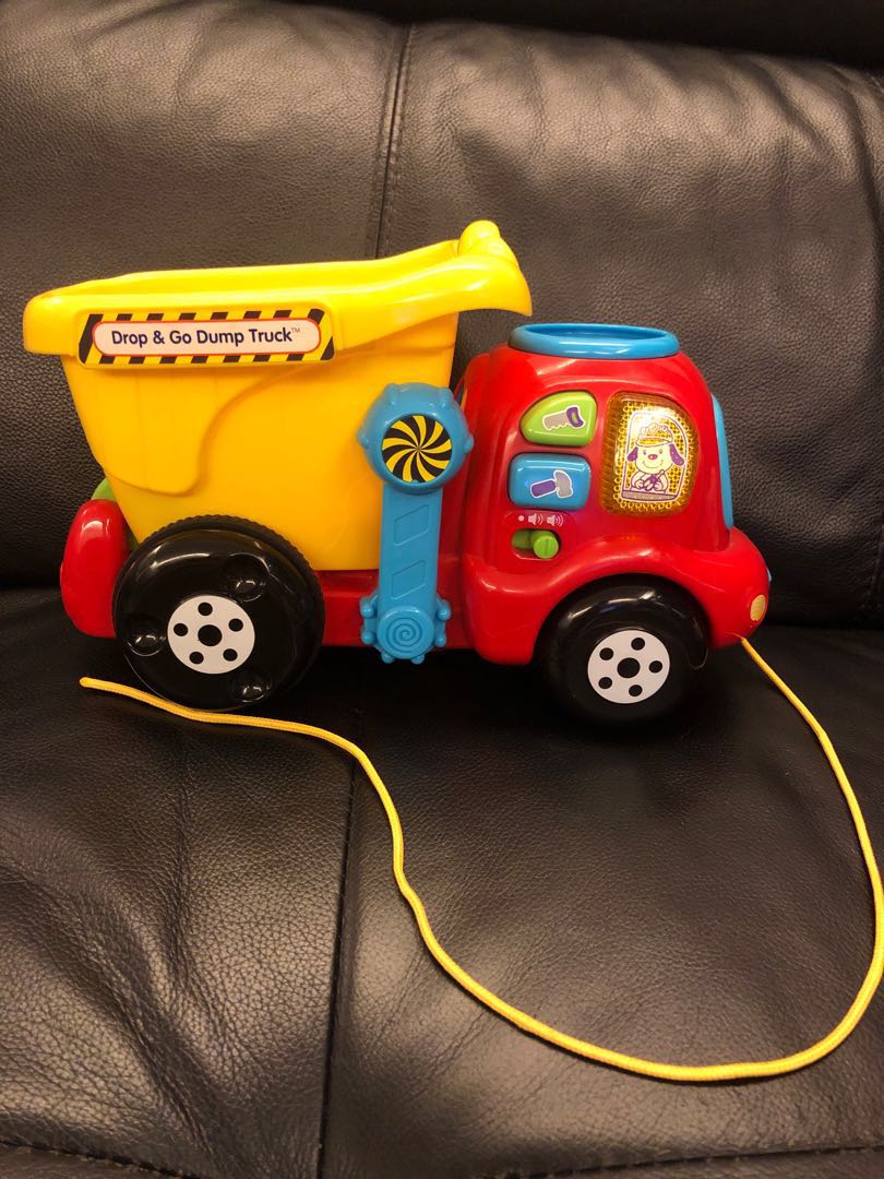 Vtech Drop & Go Dump Truck, Babies & Kids, Infant Playtime on Carousell