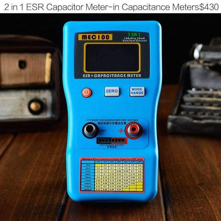 2 in 1 ESR Capacitor Meter-in Capacitance Meters 電容分析儀, 其他, 其他 - Carousell