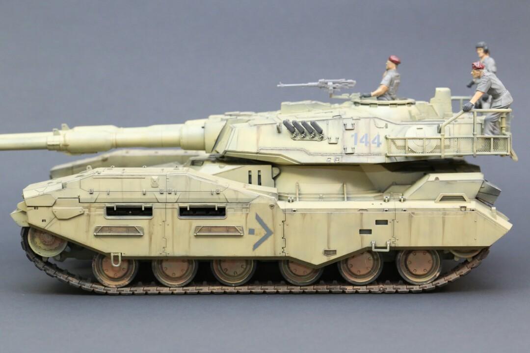 上色完成品,有舊化 Bandai 1/35 EFGF M61A5 聯邦軍 61式A5 坦克 機動戰士 高達 GUNDAM, 興趣及遊戲, 玩具 ...