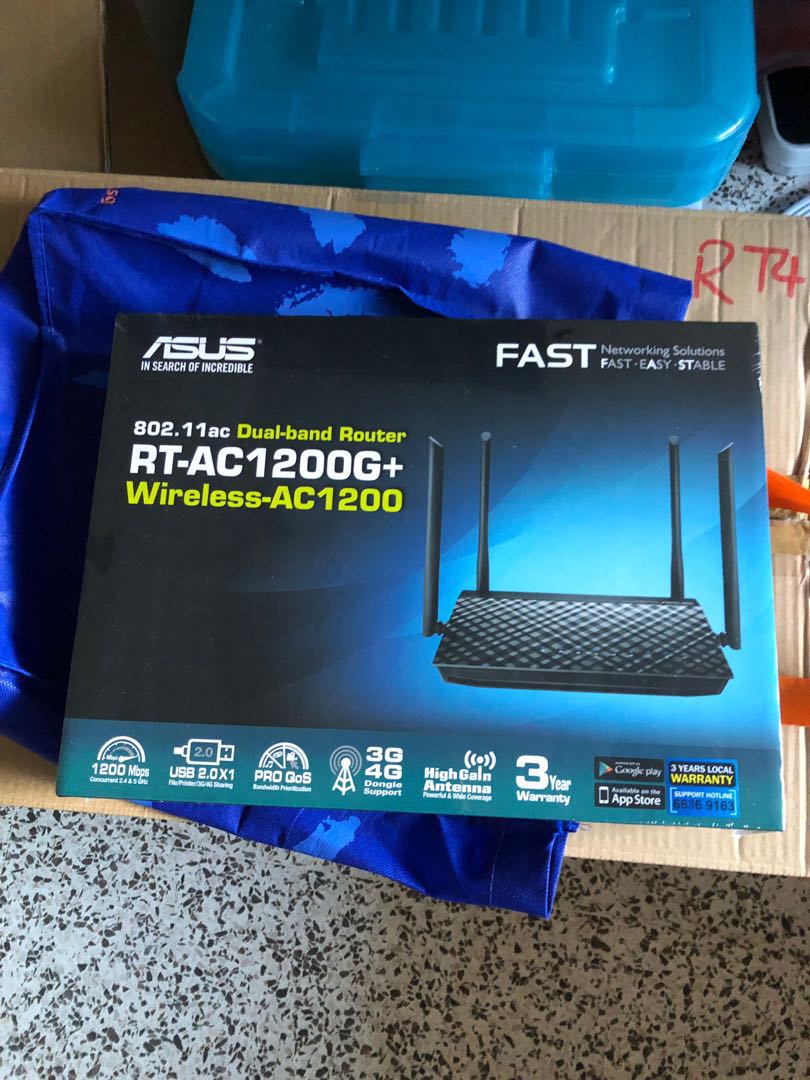 ASUS Router RT-AC1200G+, Everything Else on Carousell