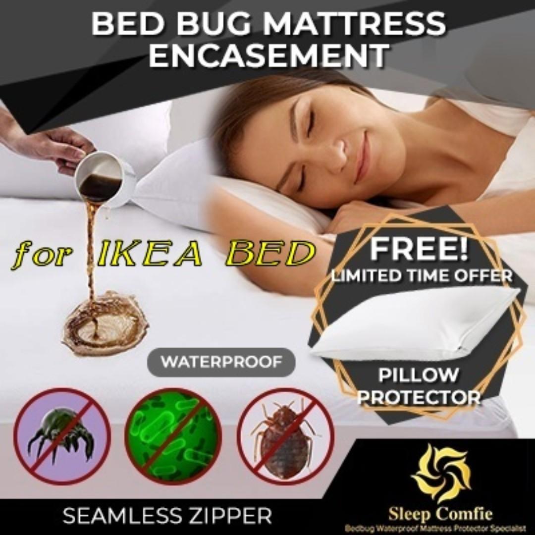Bed Bug Mattress Protector for IKEA Bed Size $58 - $71, Furniture ...