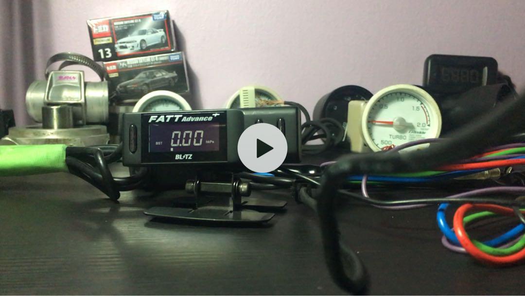 Blitz FATT Advance Turbo Timer & Boost Meter, Auto Accessories on Carousell