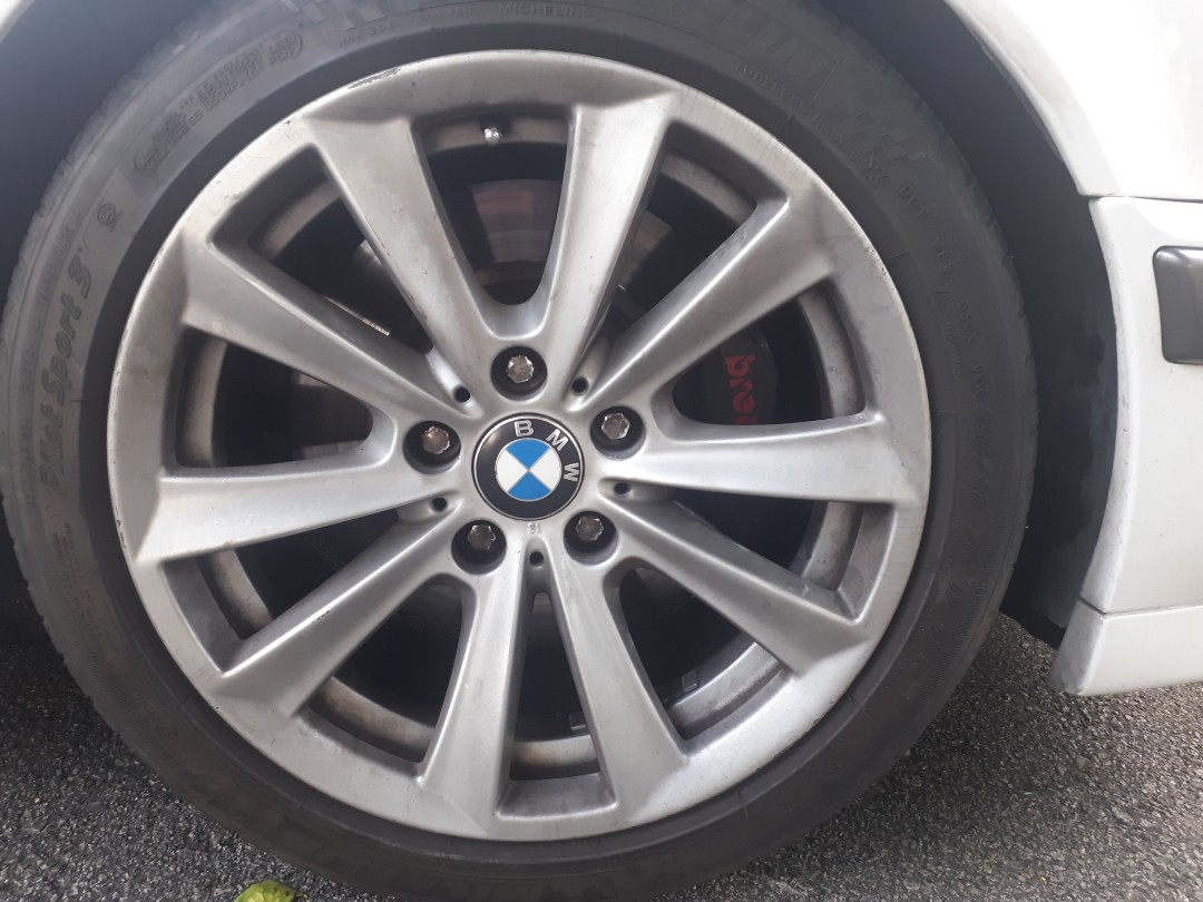 BMW F10 17" Rims + tyres, Car Accessories, Tyres & Rims on Carousell