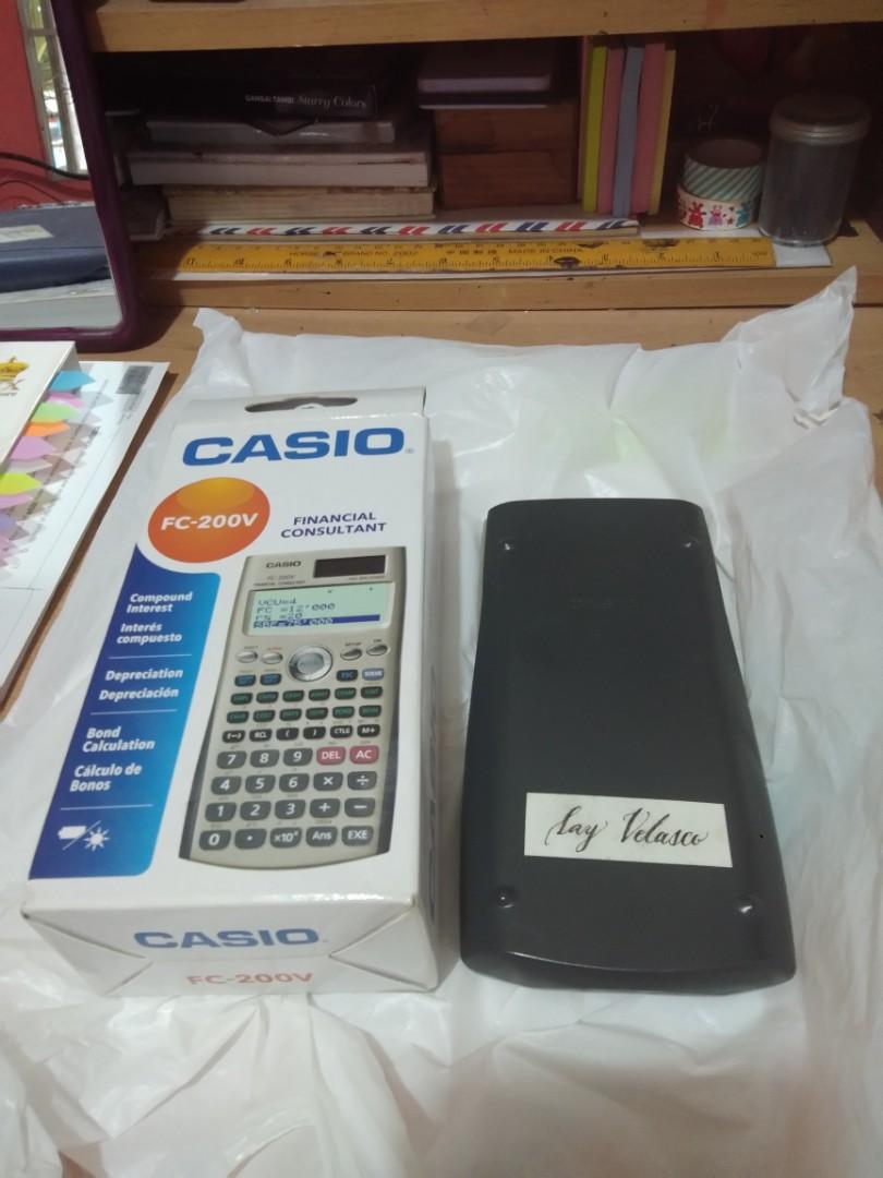 Casio fc-200v financial calculator, Computers & Tech, Office & Business ...