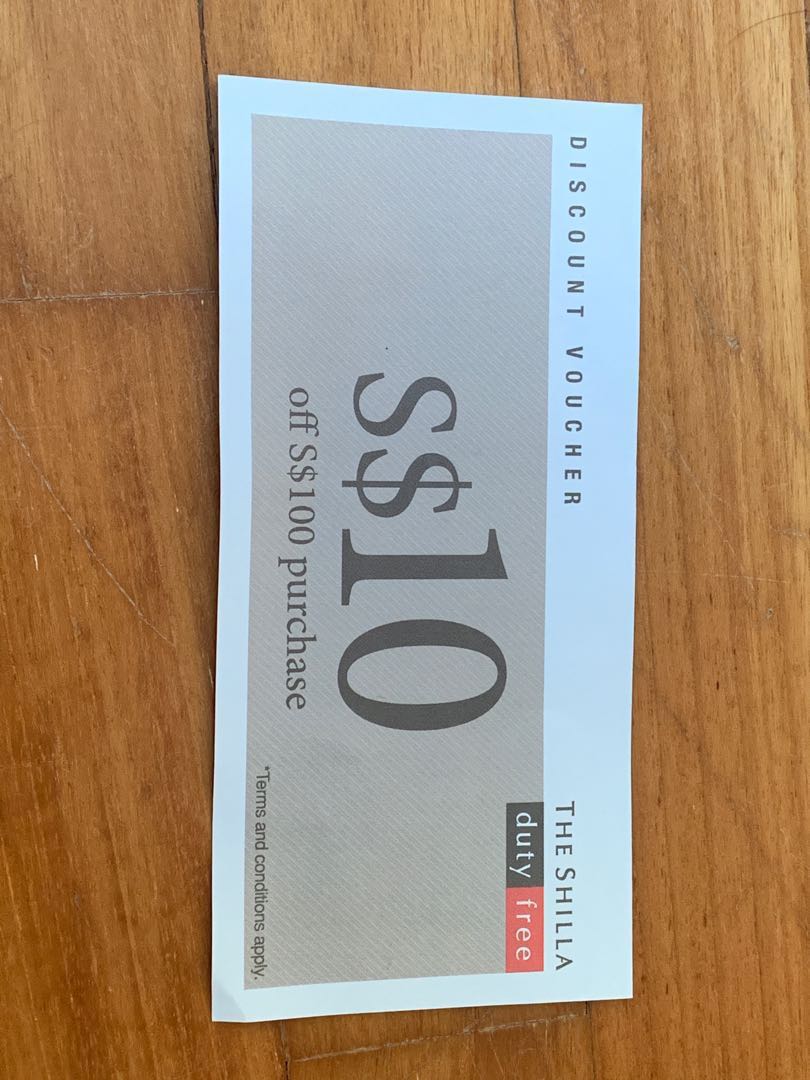 Changi Airport DFS voucher , Tickets & Vouchers, Vouchers on Carousell