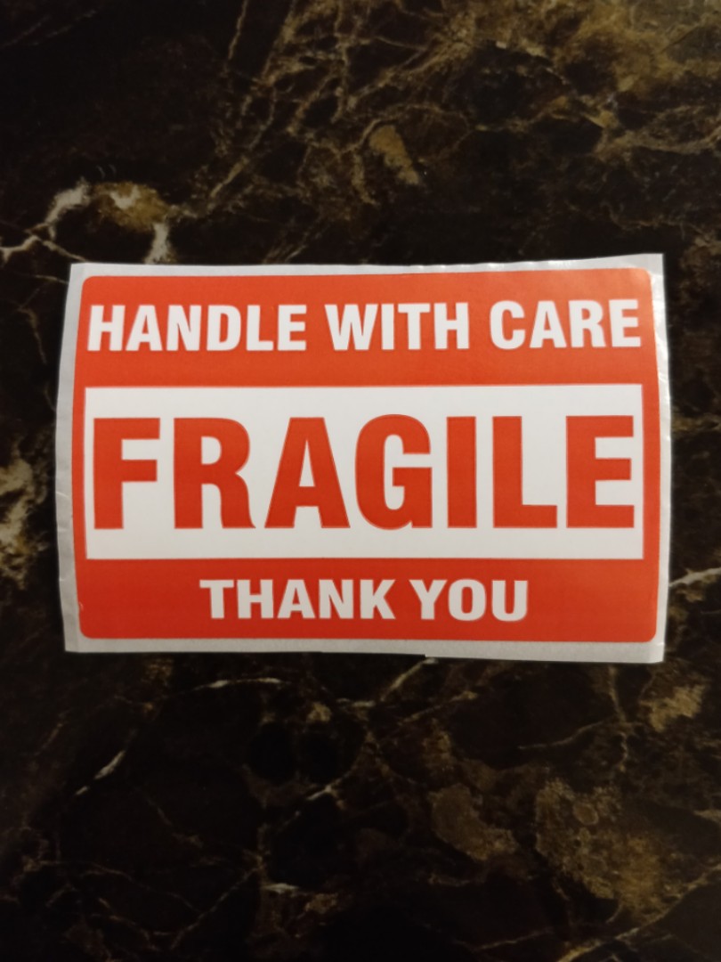 (CHEAPEST) Fragile Sticker, Hobbies & Toys, Stationery & Craft, Craft ...