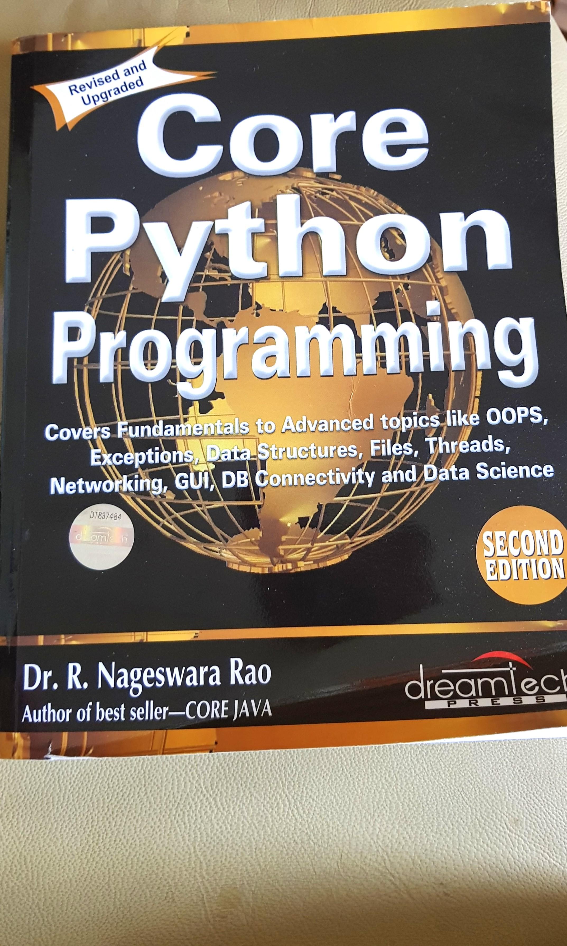 Core Python Programming for Beginners, Computers & Tech, Office & Business Technology on Carousell