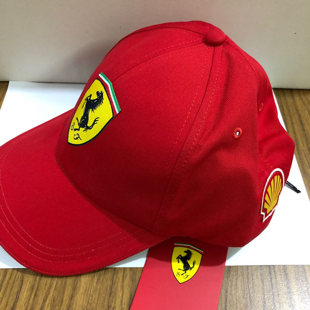 Ferrari x Shell Official Genuine Cap, Men's Fashion, Watches & Accessories, Caps & Hats on Carousell