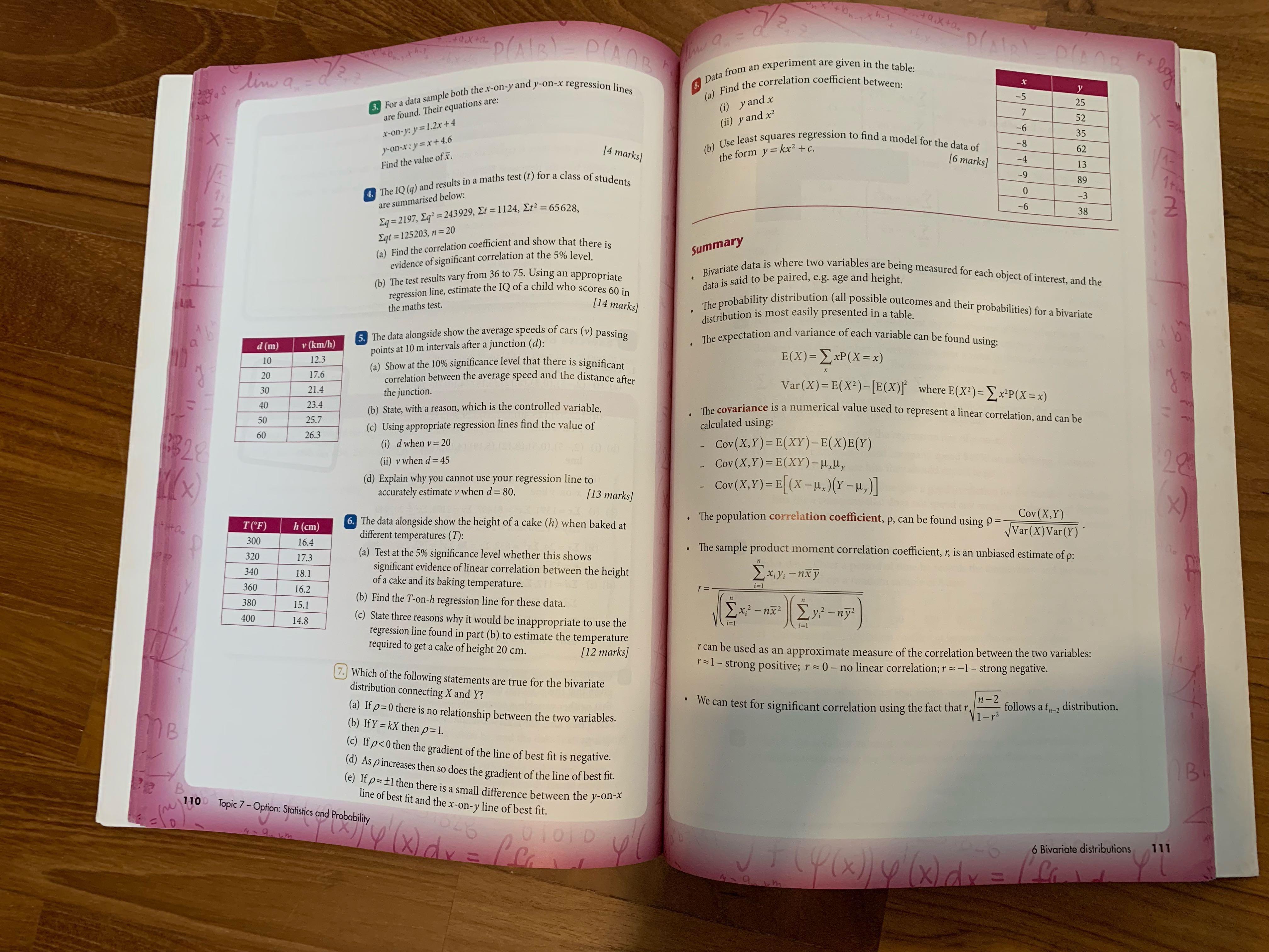 IB Math Textbook: HL Cambridge Options - Statistics & Probability ...