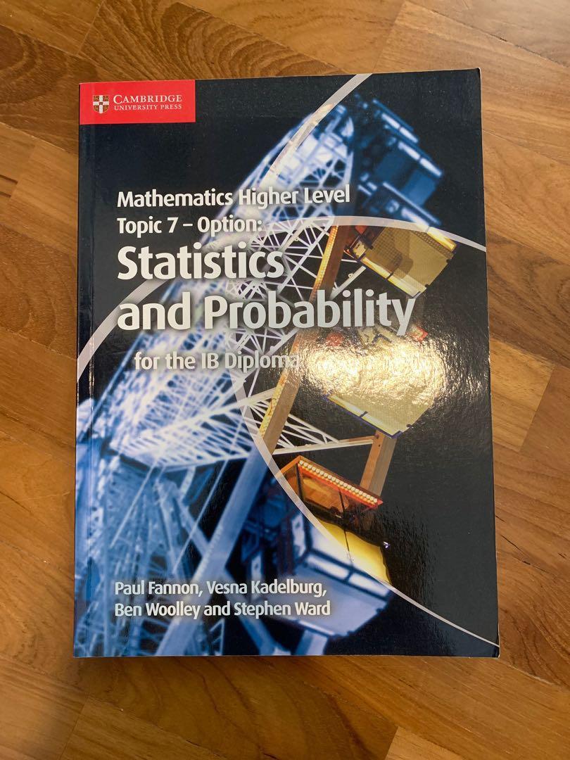 IB Math Textbook: HL Cambridge Options - Statistics & Probability ...