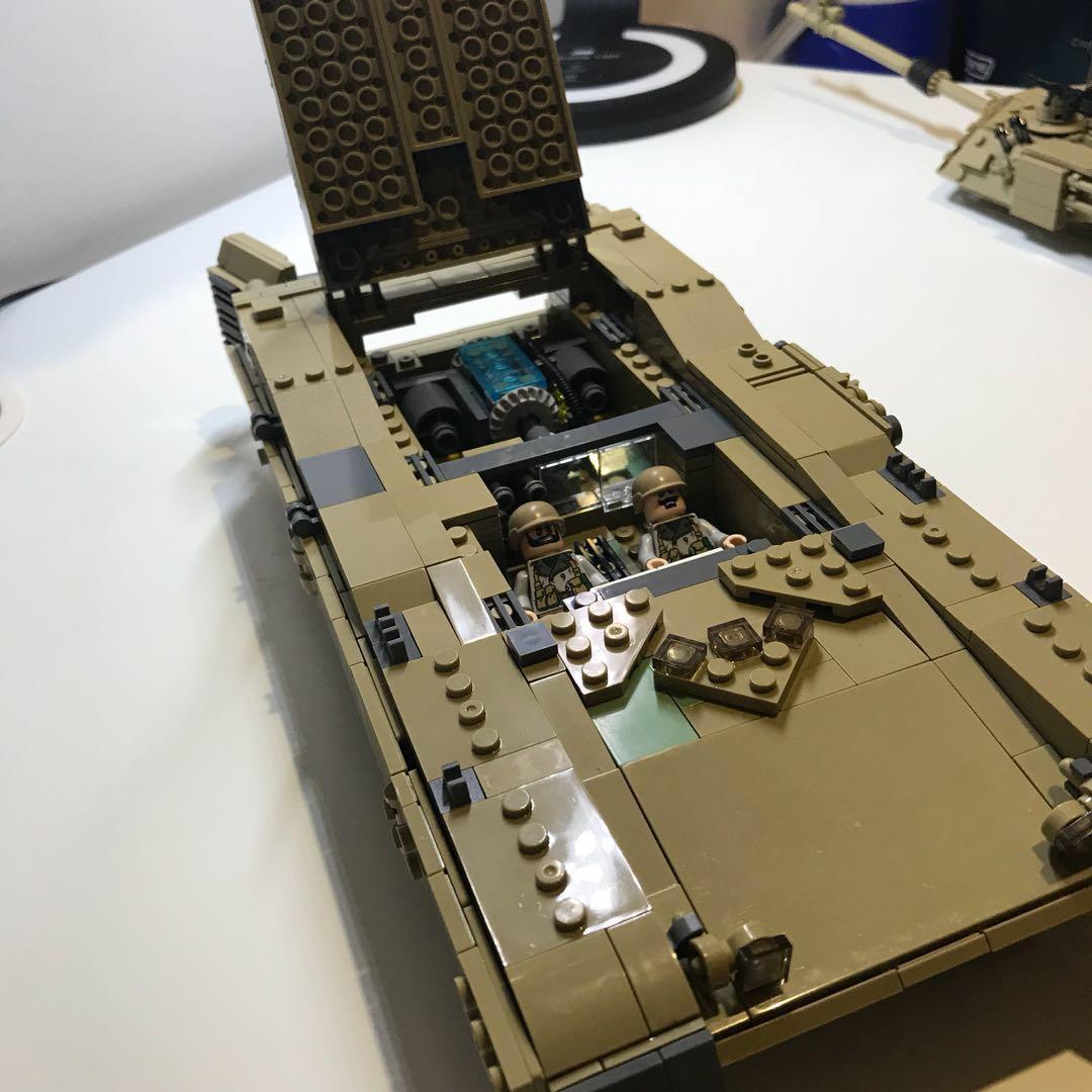 Lego Compatible custom modified M1A2 Abrams main battle tank military ...