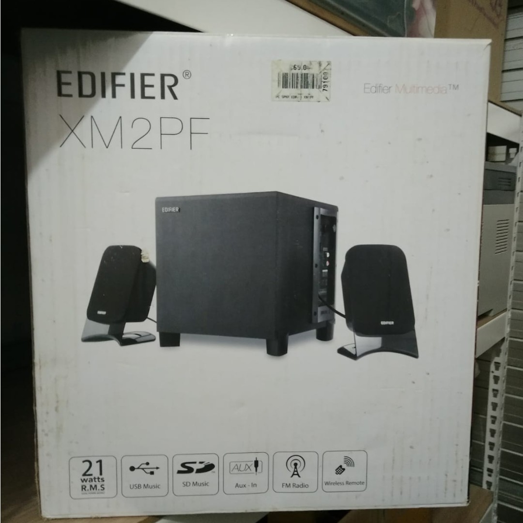 Multimedia PC Speaker Edifier XM2PF with IR Remote, Audio, Soundbars ...