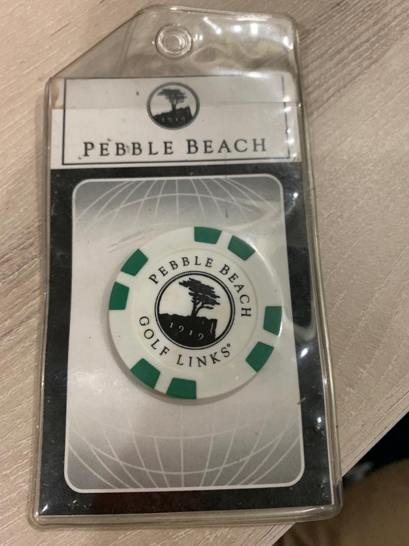 Pebble Beach Golf marker, Sports Equipment, Sports & Games, Billiards ...