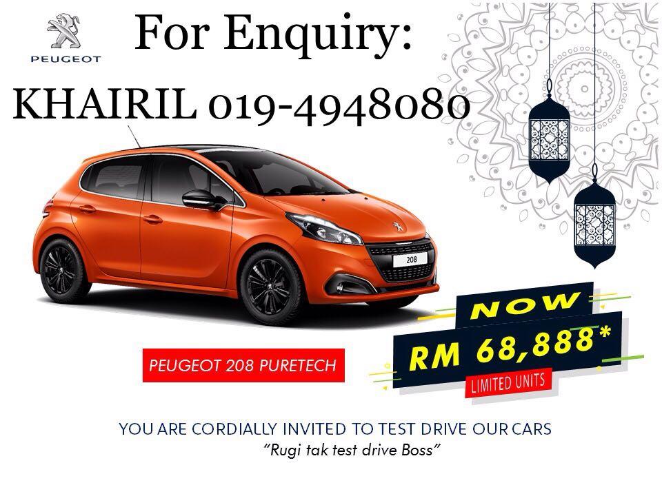 Peugeot Raya Drive Promotion, Cars, Cars for Sale on Carousell