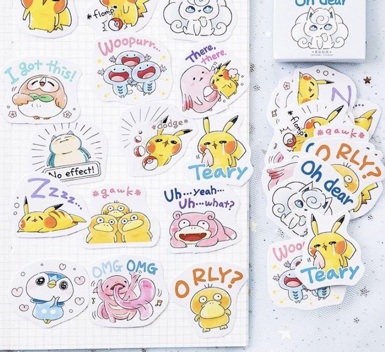 Pokemon Sticker, Hobbies & Toys, Stationery & Craft, Stationery ...