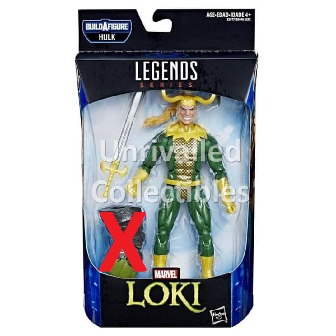 [In Hand] Hasbro Marvel Legends 6 inch BAF Professor Hulk Wave - Loki ...