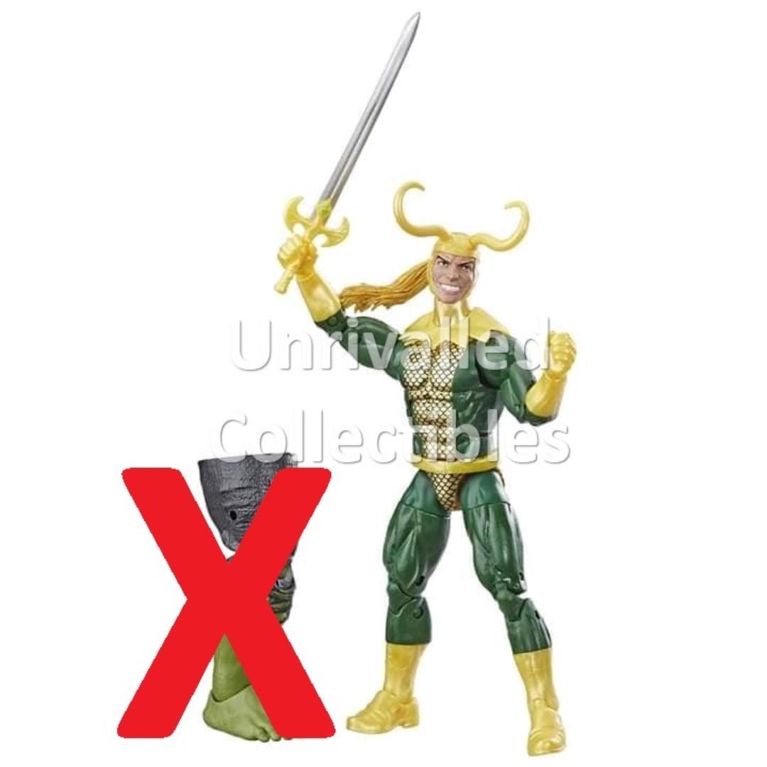 [In Hand] Hasbro Marvel Legends 6 inch BAF Professor Hulk Wave - Loki ...