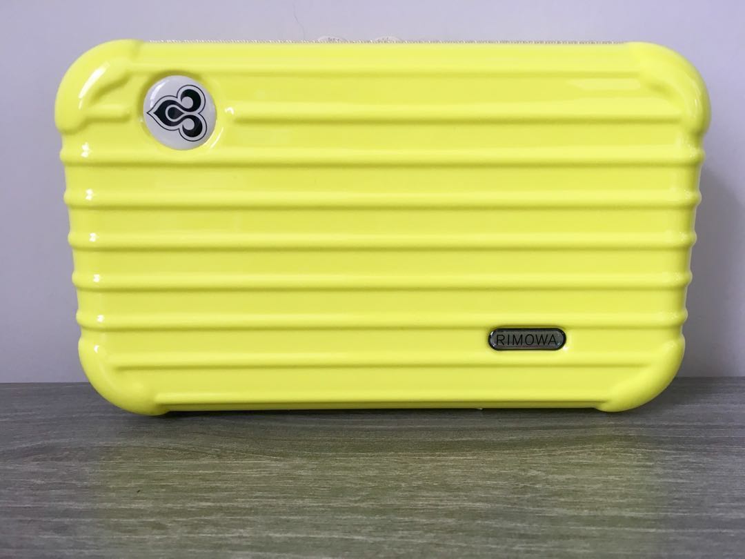 Rimowa (Yellow, Glossy, Hard Case) Airline Travel Amenity Kit, Hobbies ...