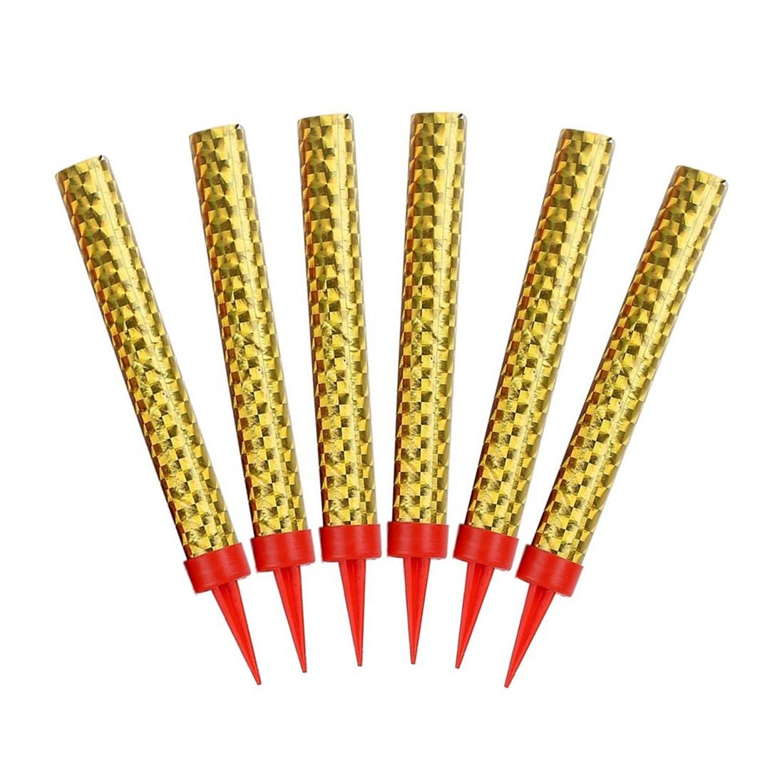 Sparkling Fireworks Sparkler Happy Birthday Candles Set 6pcs ...