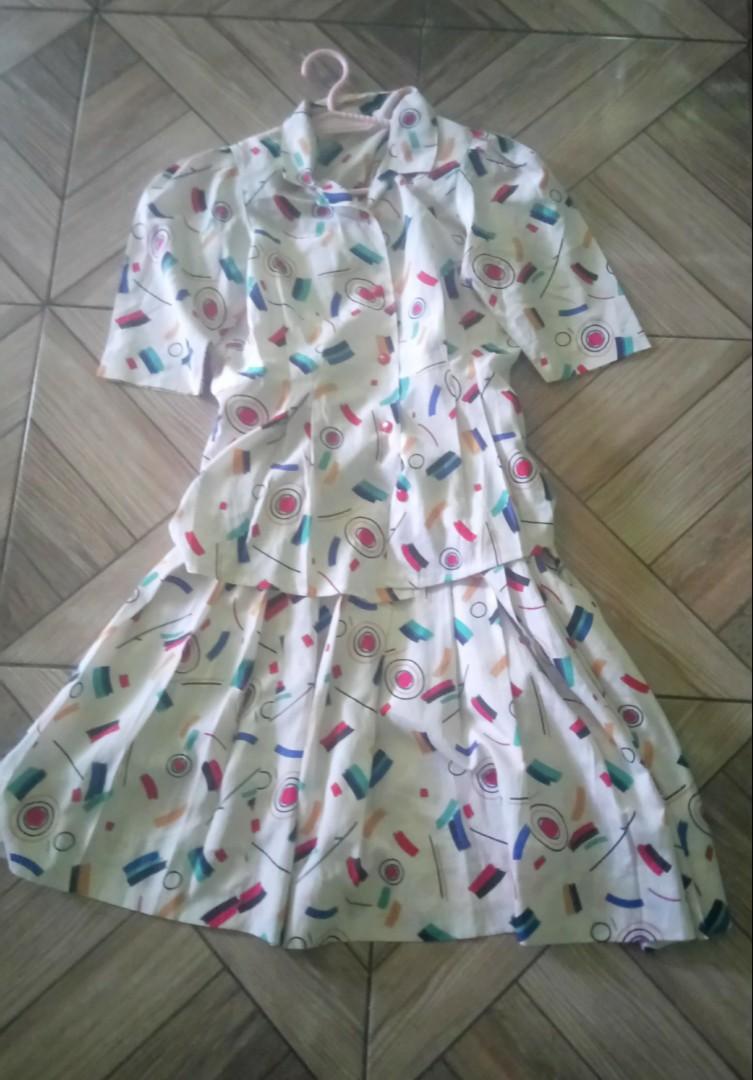 Terno vintage style classy, Women's Fashion, Dresses & Sets, Sets or ...