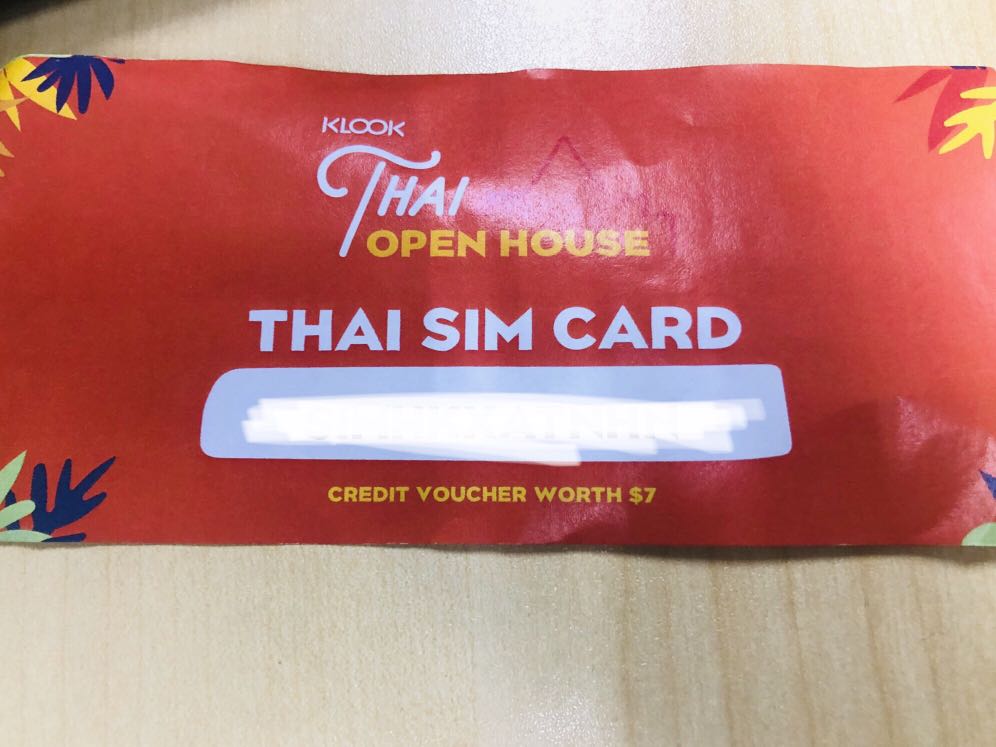 Thai Sim Card voucher, Tickets & Vouchers, Store Credits on Carousell