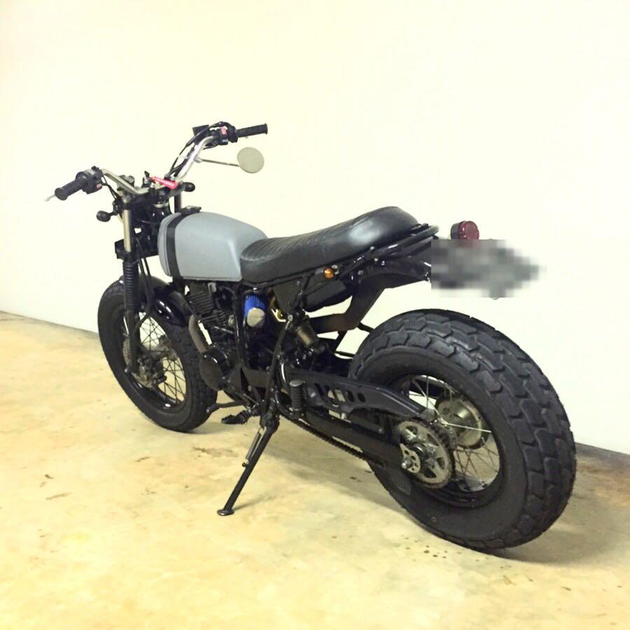 TW200 custom tracker, Motorcycles, Motorcycles for Sale, Class 2B on ...