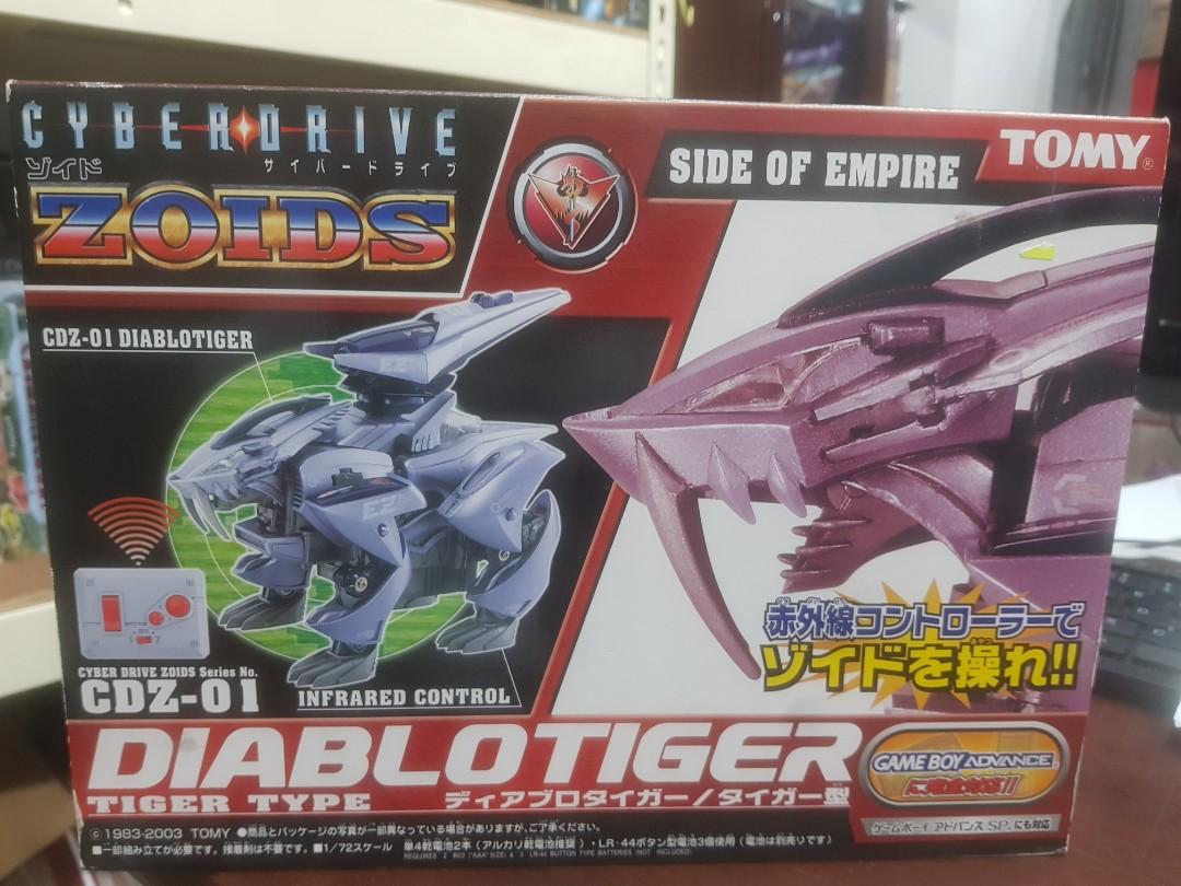 Zoids cdz-01 diablotiger diablo tiger tiger type side of empire tomy ...