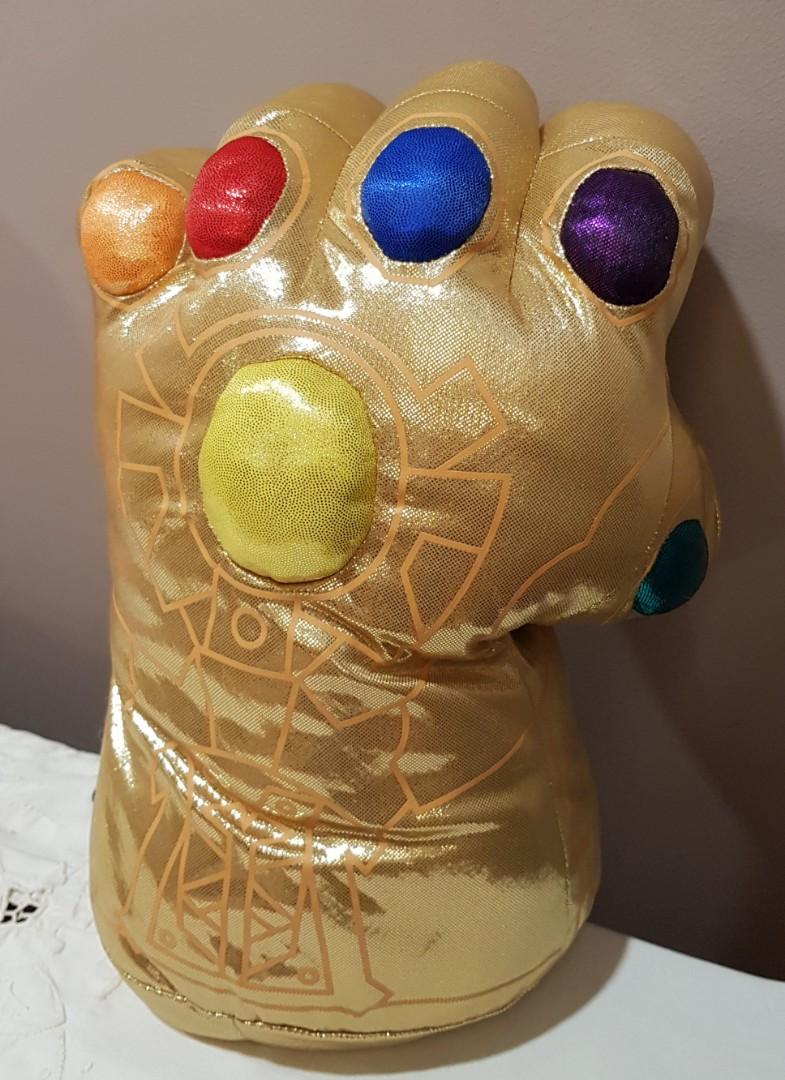 Authentic Avengers Endgame Infinity Gauntlet Premium Plush, Hobbies ...
