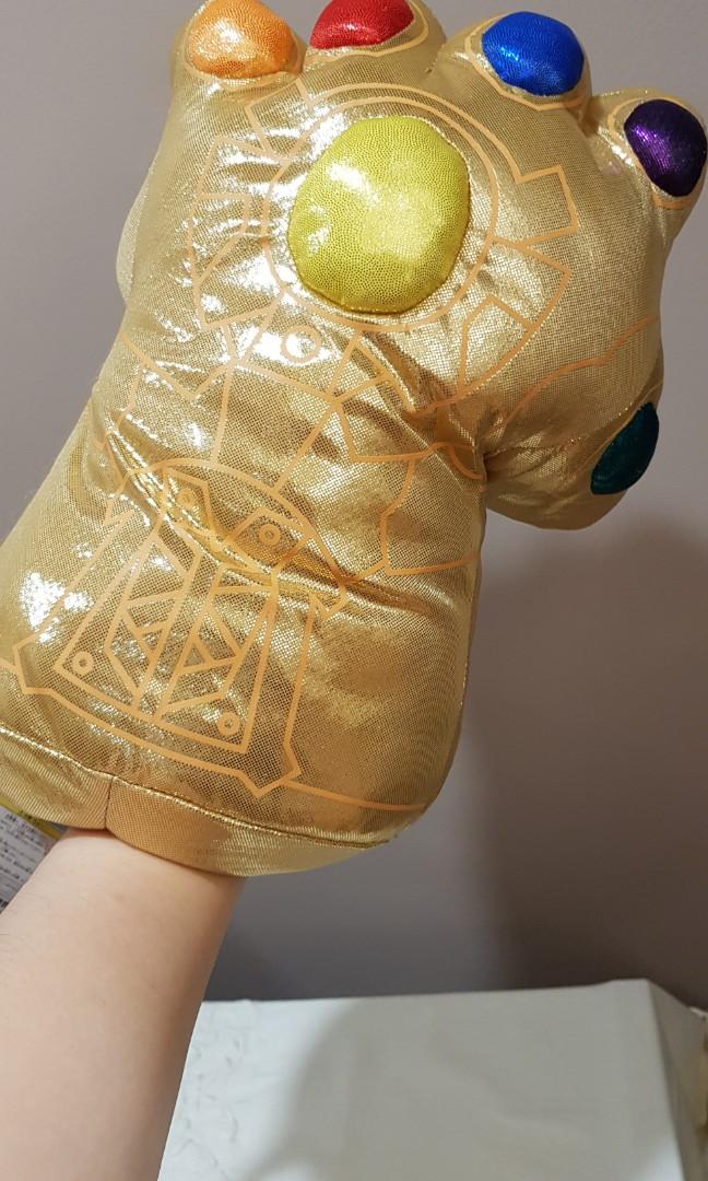 Authentic Avengers Endgame Infinity Gauntlet Premium Plush, Hobbies ...