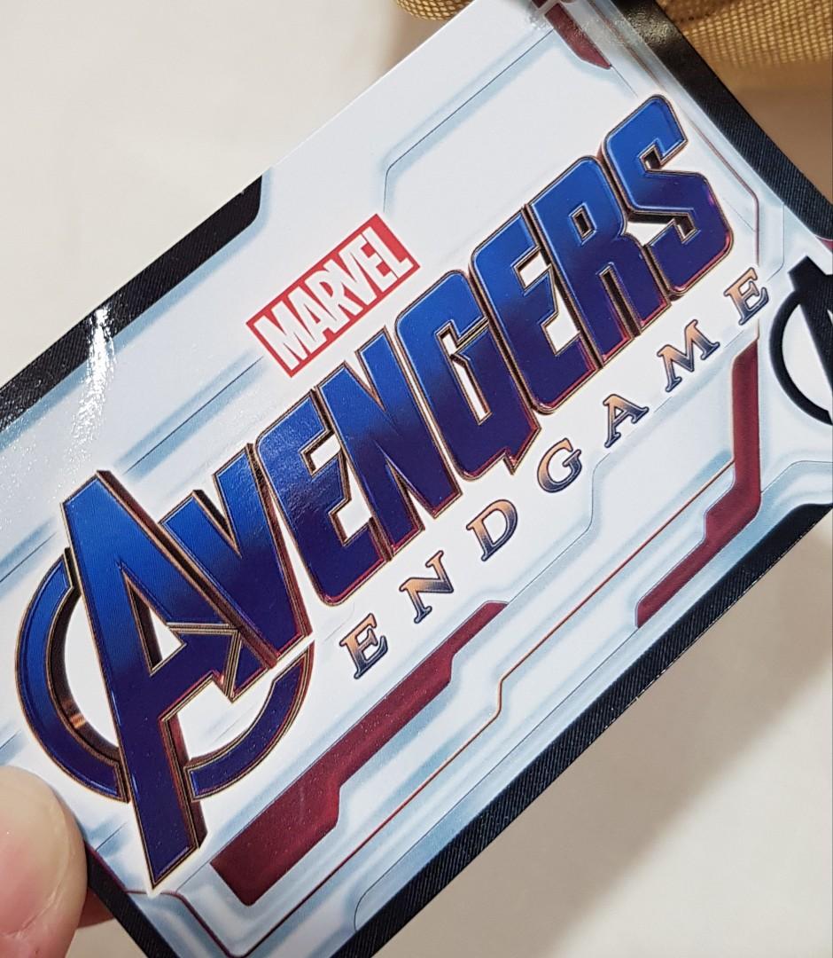 Authentic Avengers Endgame Infinity Gauntlet Premium Plush, Hobbies ...