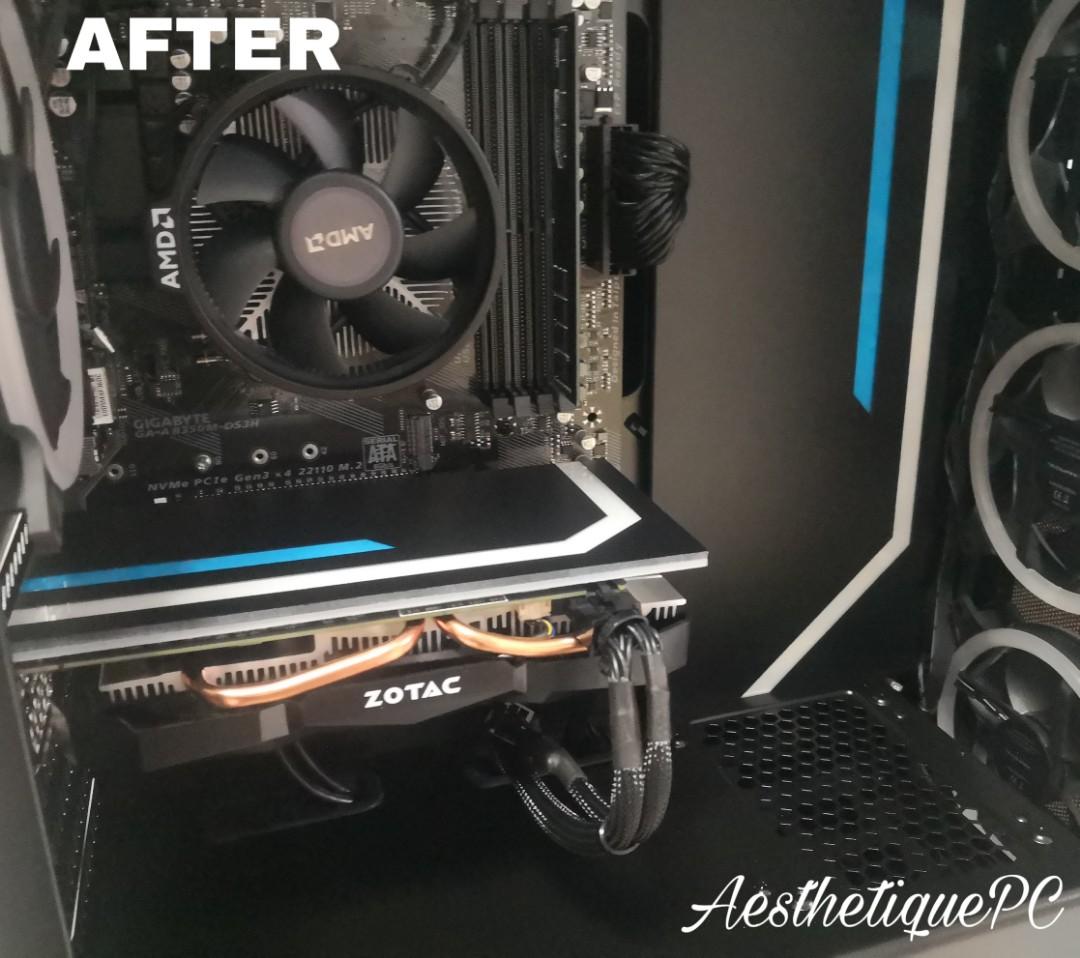 Custom Design GPU Backplate, Computers & Tech, Parts & Accessories ...