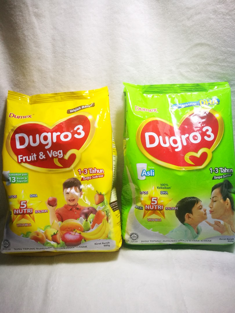 Dumex Dugro 3 1-3Tahun 900g, Babies & Kids, Nursing & Feeding, Weaning ...