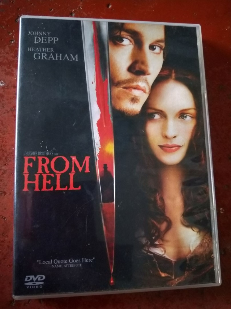 English DVD movie - From Hell (starring Johnny Depp), Hobbies & Toys ...