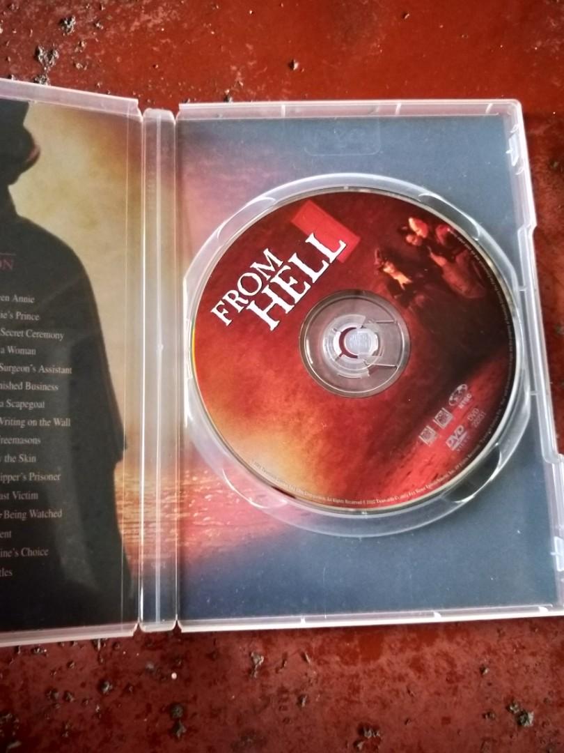 English DVD movie - From Hell (starring Johnny Depp), Hobbies & Toys ...
