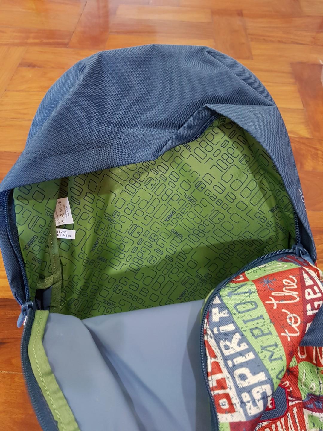 Gabol Navy Blue Classic Backpack, Women's Fashion, Bags & Wallets ...