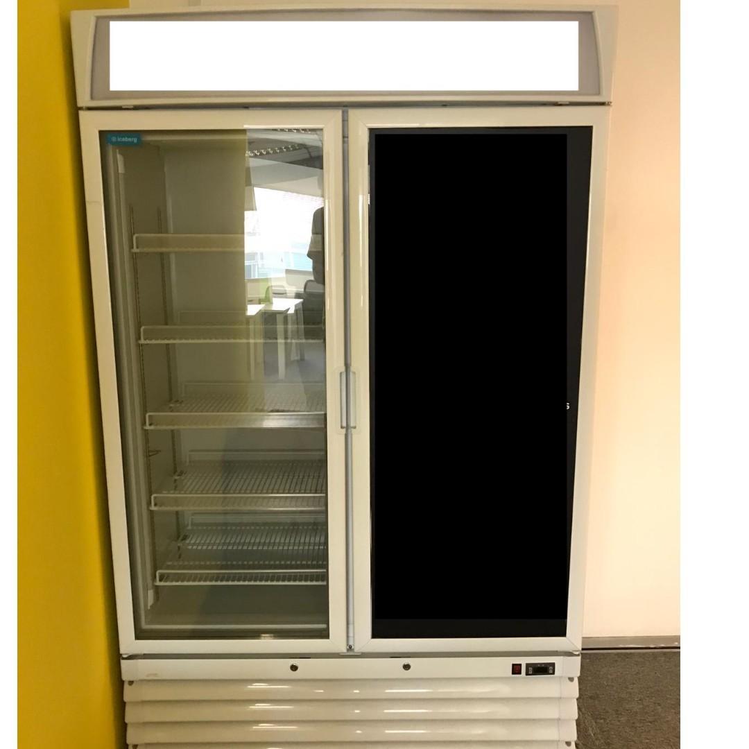 Iceberg Display Fridge - Double Door, Illuminated, TV & Home Appliances ...