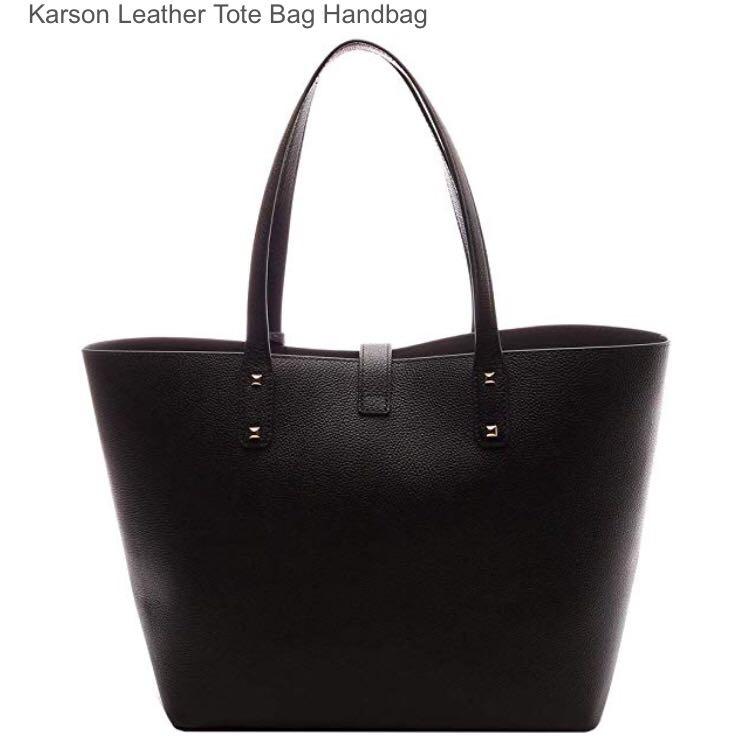 Michael Kors Karson leather tote bag, Women's Fashion, Bags & Wallets ...