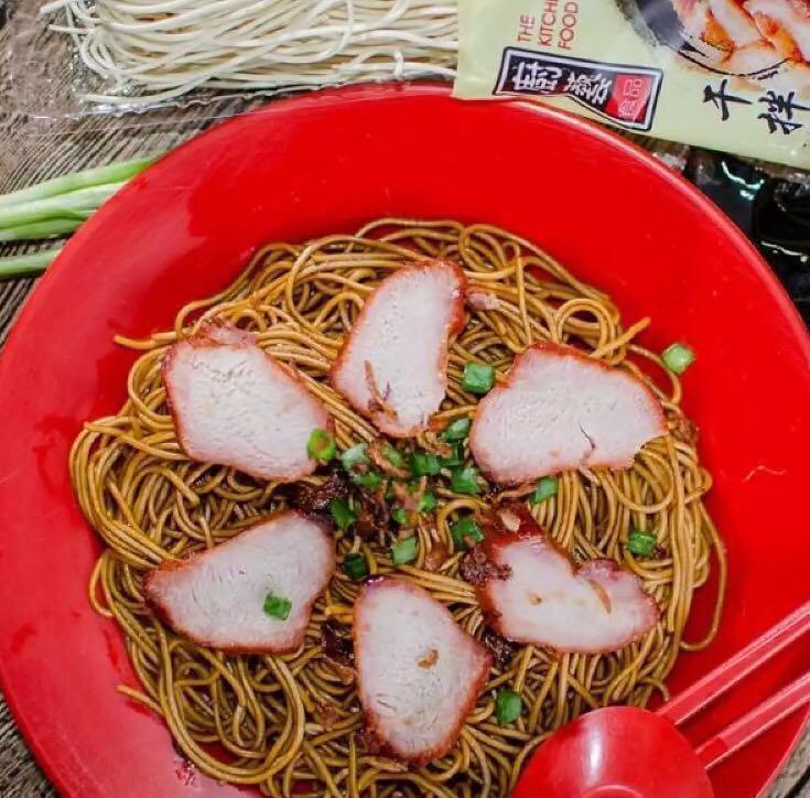 (Non Halal) Sarawak Sibu instant dry noodle kampua mee - dark soy, Food ...