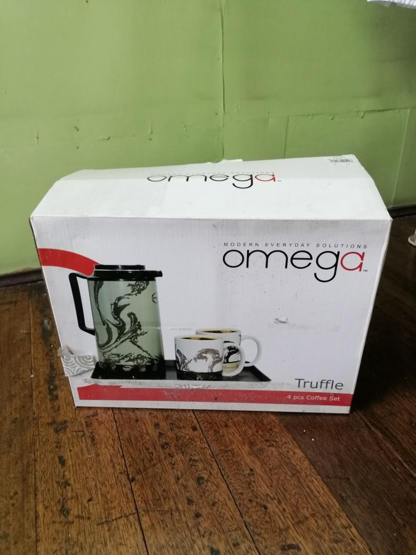Omega Coffee Set 4 piece brand new, TV & Home Appliances, Kitchen ...