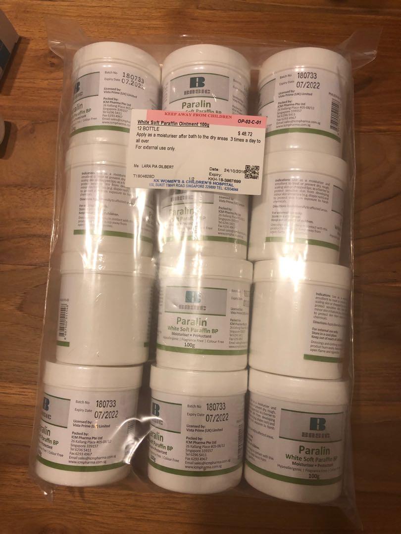 Paralin White Soft Paraffin ( from KKH), Babies & Kids, Baby Nursery ...