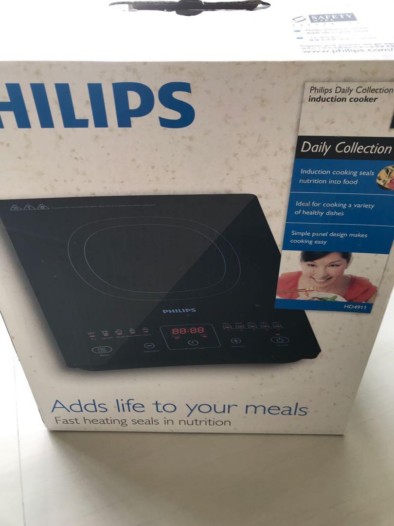 Philips induction cooker with pot, Home Appliances, Kitchenware on ...