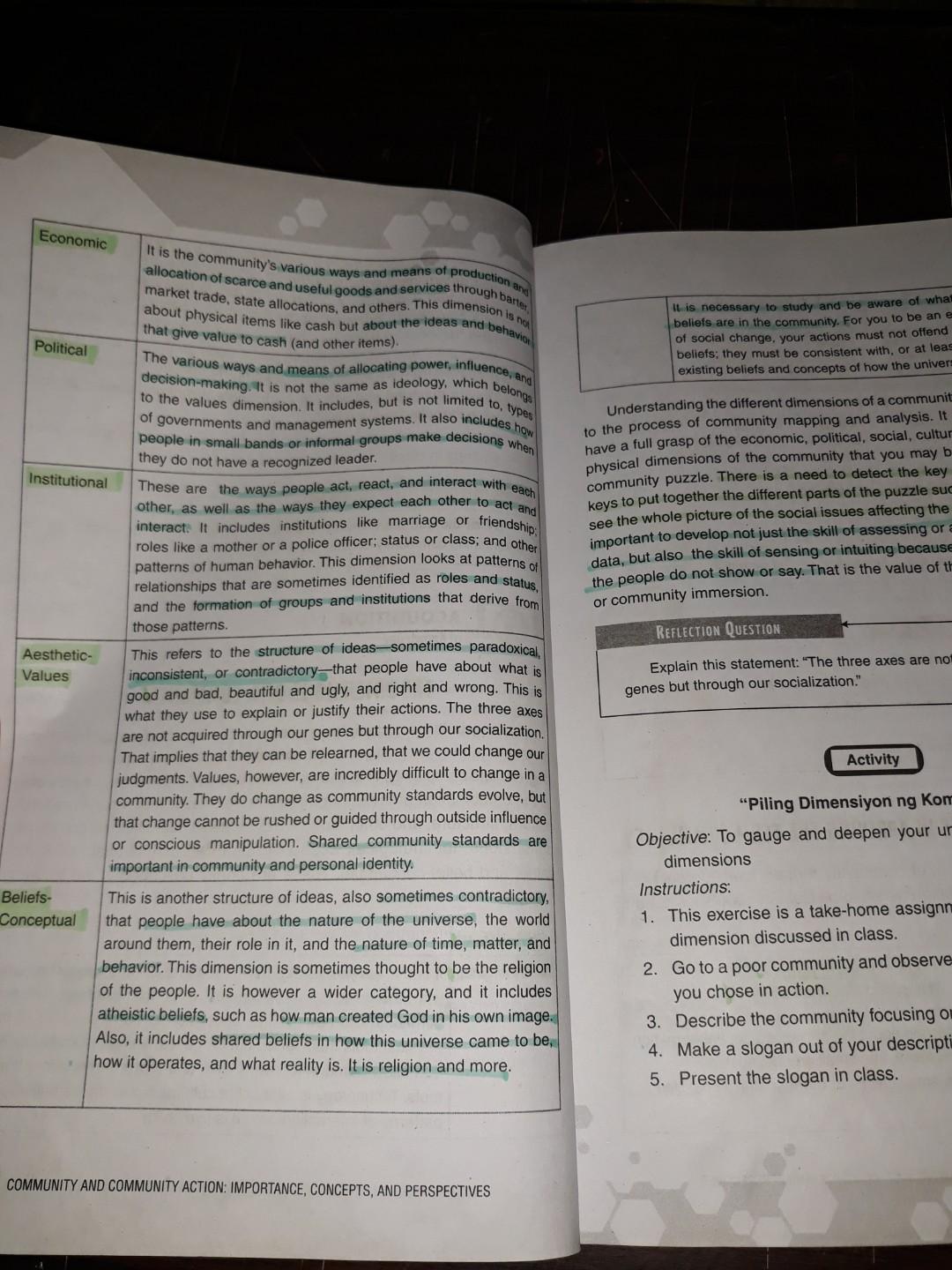 SENIOR HIGH SCHOOL BOOK - COMMUNITY ENGAGEMENT, SOLIDARITY ...