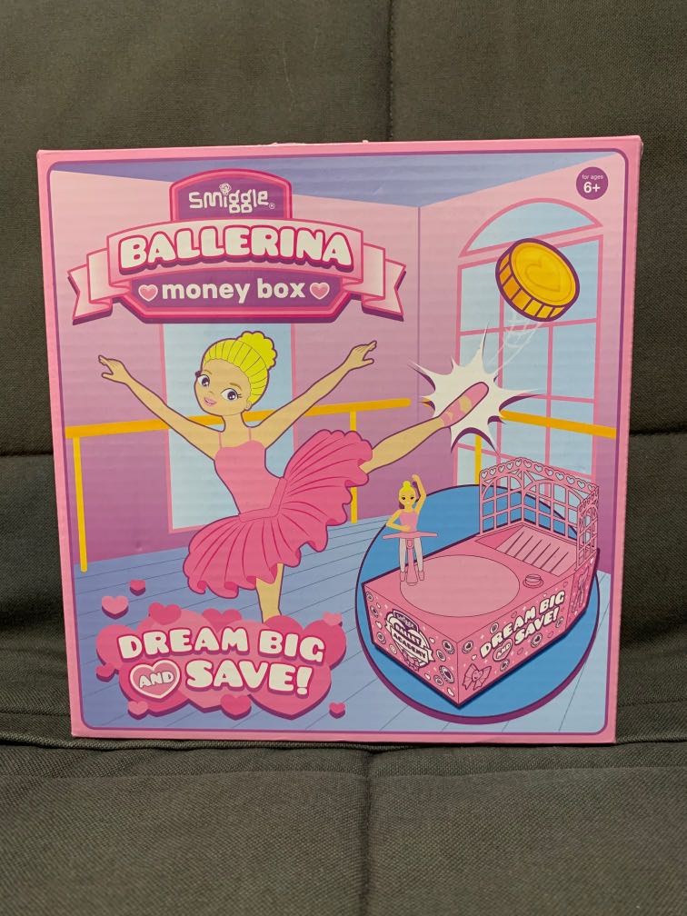 SMIGGLE ballerina money box, Hobbies & Toys, Toys & Games on Carousell