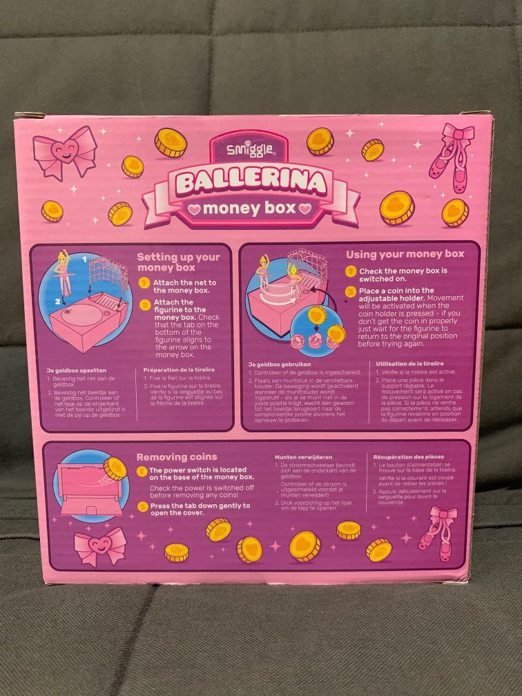 SMIGGLE ballerina money box, Hobbies & Toys, Toys & Games on Carousell