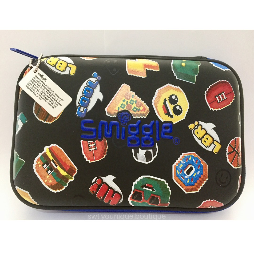 Smiggle HardTop Pencil Case Set (Black), Babies & Kids, Baby Nursery ...