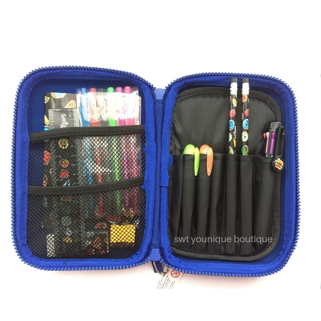 Smiggle HardTop Pencil Case Set (Black), Babies & Kids, Baby Nursery ...