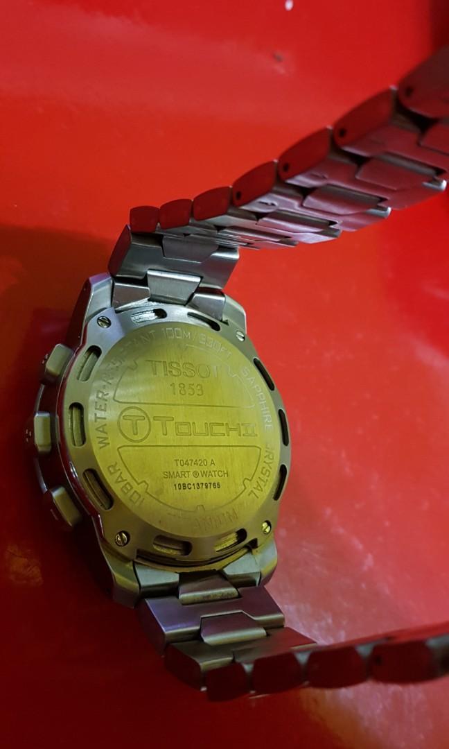 Tissot T-Touch II Altimeter/Compass Black Dial Men's Watch, Mobile ...