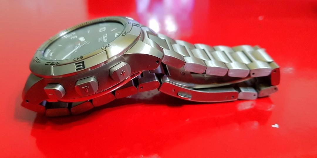 Tissot T-Touch II Altimeter/Compass Black Dial Men's Watch, Mobile ...