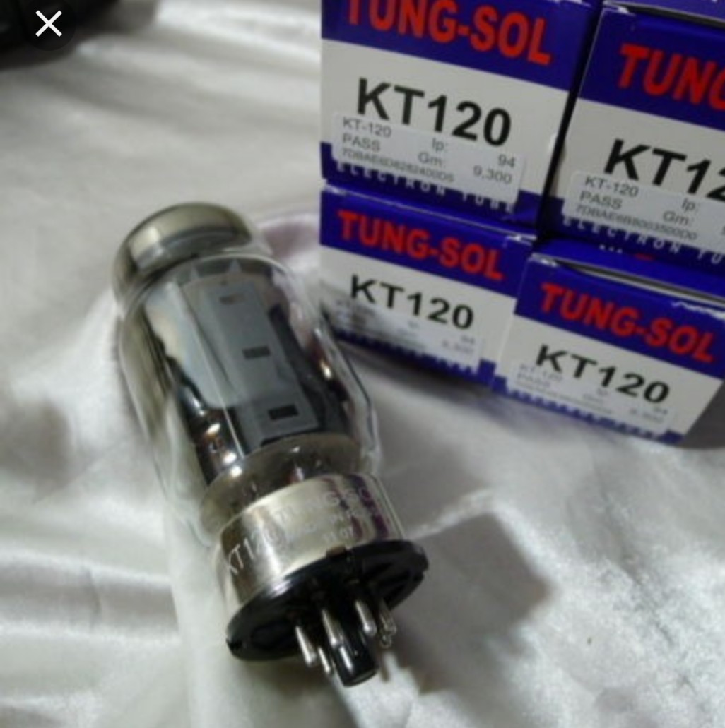 Tung Sol KT120 Amplifier Tube, Audio, Other Audio Equipment on Carousell